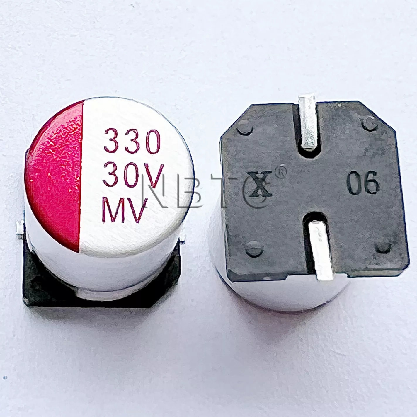 330uF 30V 10*12.5mm SMD Solid Aluminum Capacitors - NBTC