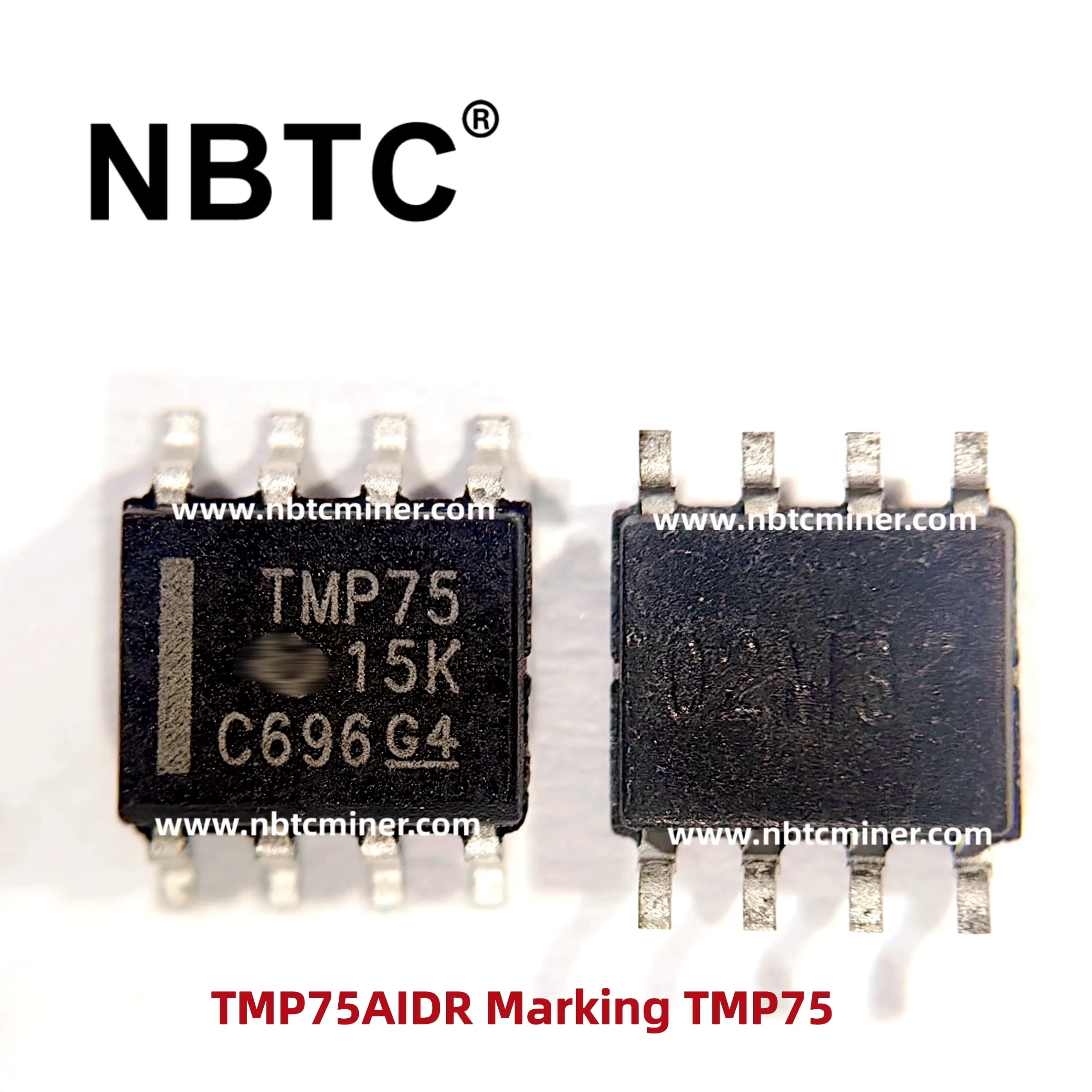 Original TMP75AIDR marking TMP75 Temperature Sensor - NBTC