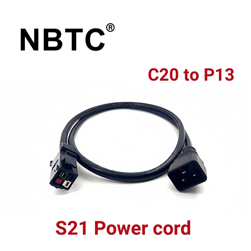 New C20 to P13 power cable/cord for Antminer S21 - NBTC