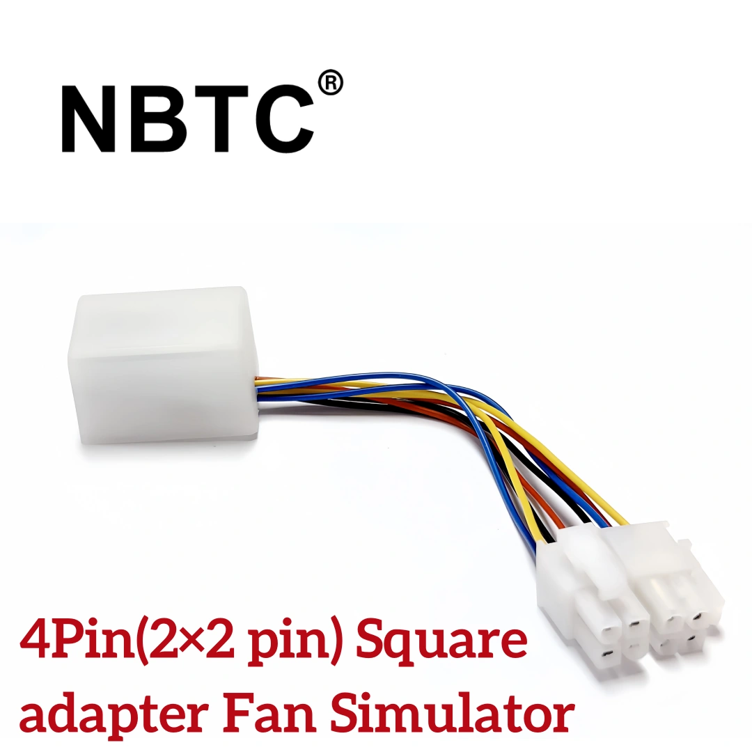 4Pin(2x2 pin) Square adapter Fan Simulator for S21 T21 S19k Pro - NBTC
